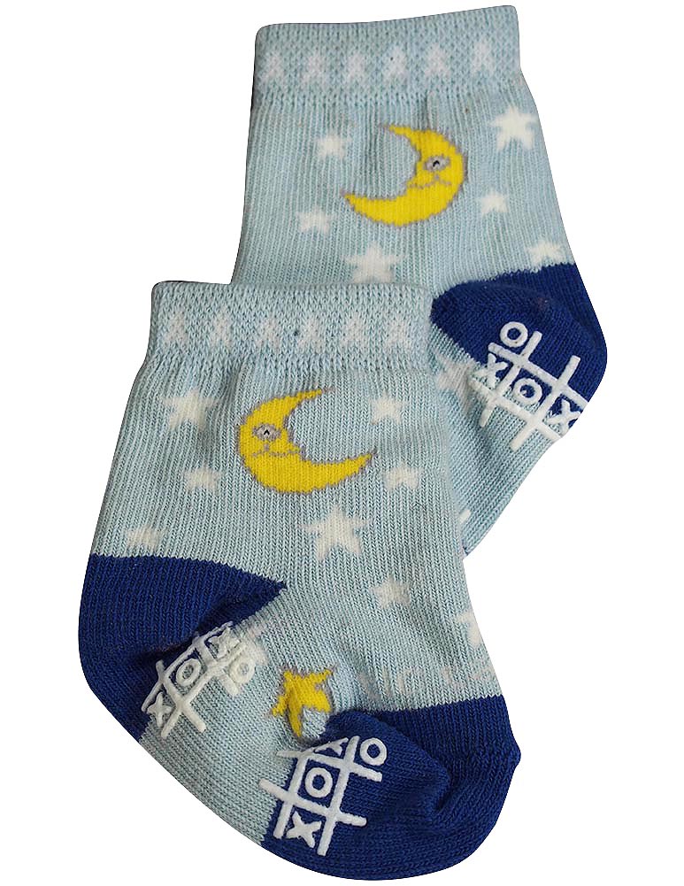 Tic Tac Toe Baby Infant Toddler Boy's Ankle Non Slip Sock | eBay