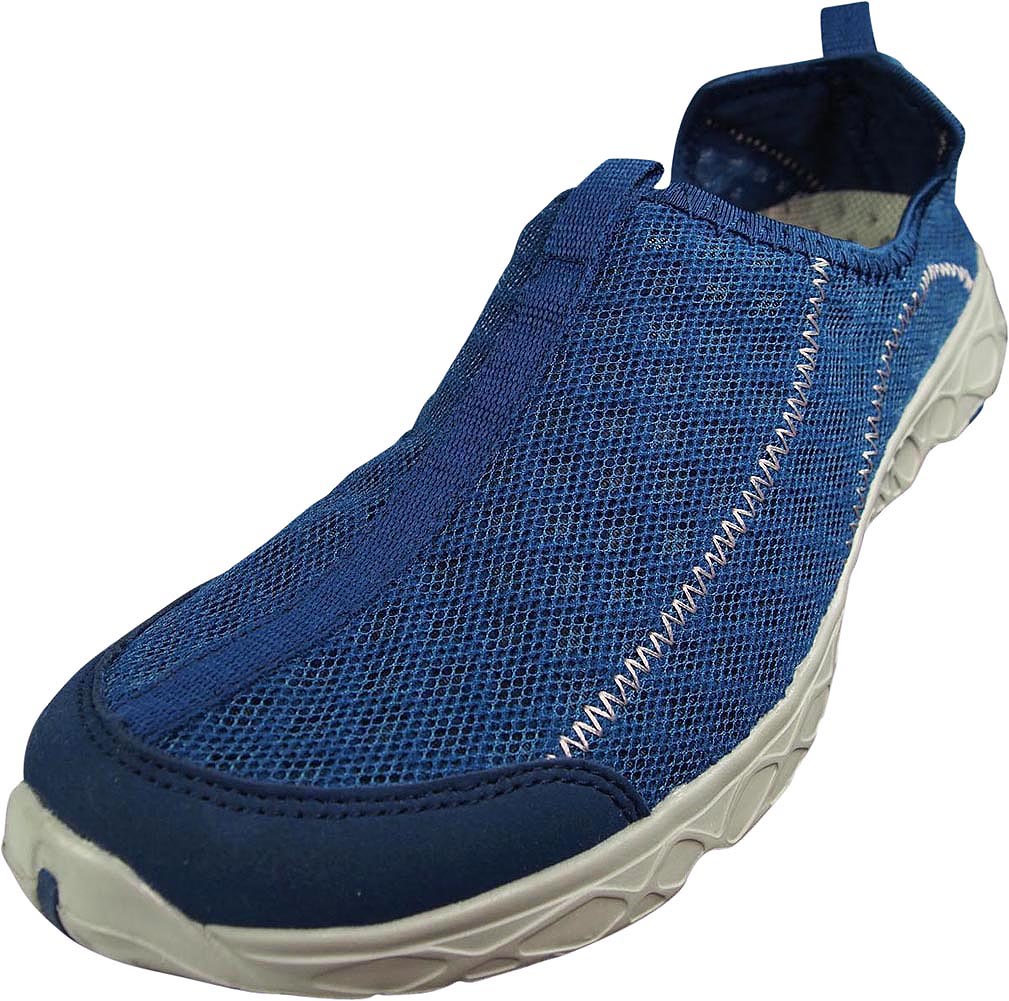 Men's Breathable Mesh Water Shoes Quick Dry Slip-On Aqua Beach Pool ...